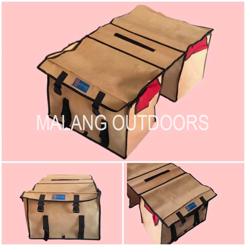 Jual Tas Obrok Motor Rengkek Terpal Kanvas Kuat Besar/Tas Kurir/Tas Pos ...