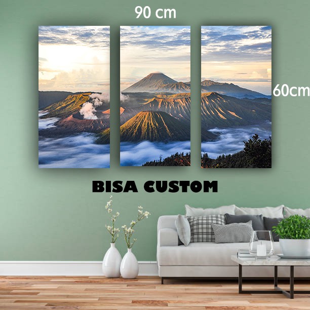 Jual Wall Decor Poster Besar Hiasan Dinding Puzzle Pemandangan Bisa ...