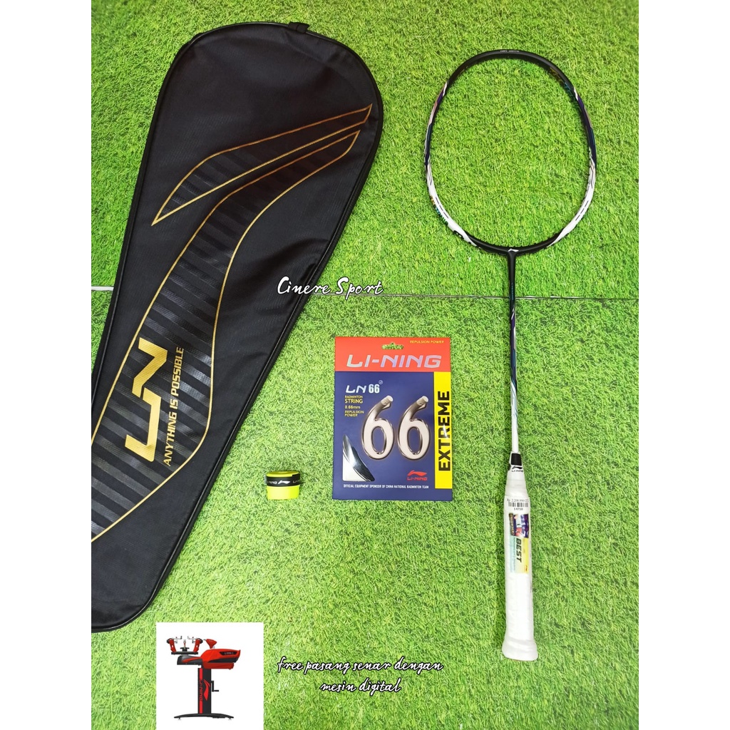 Jual Raket Badmiton Lining Tectonic 9 32lbs Original | Shopee Indonesia