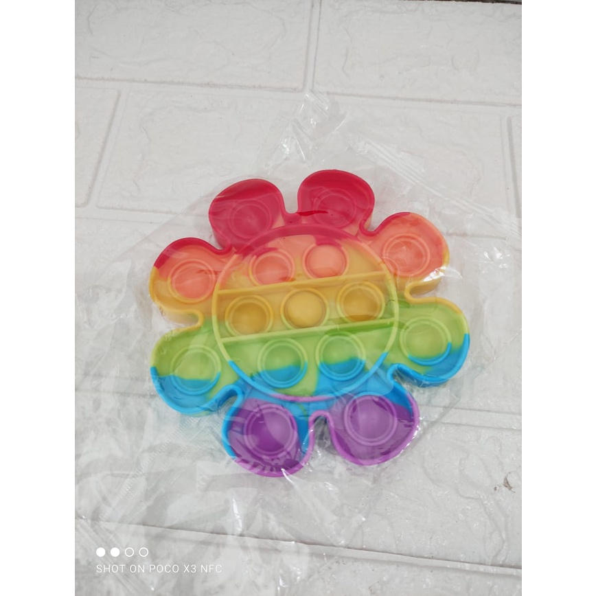 Jual POP IT MAINAN ANAK VIRAL TIK TOK BUBBLE PUSH POP IT FIDGET RAINBOW ...