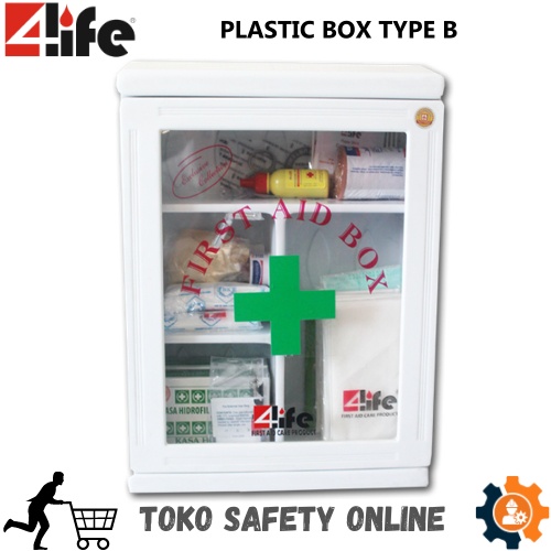 Jual 4Life Plastic Box Kit Type B - Kotak P3K Dinding + Isi Tipe B ...