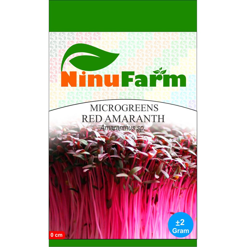 Jual Benih Microgreen Red Amaranth 2Gram | Shopee Indonesia
