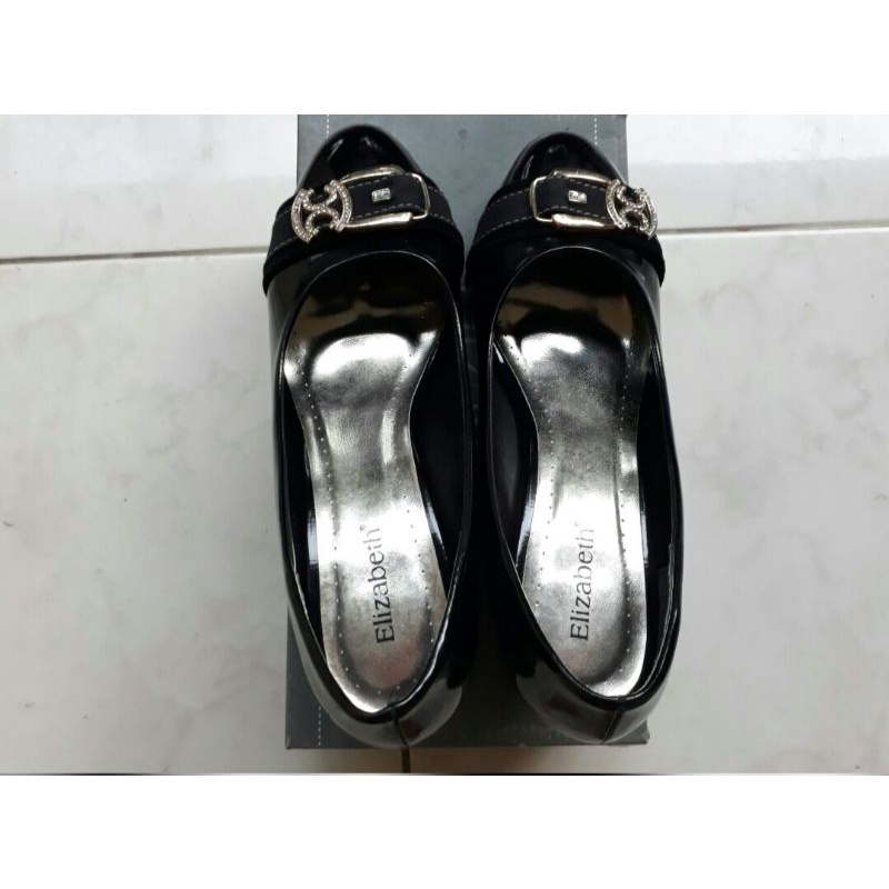 Jual sepatu kerja heels Elizabeth | Shopee Indonesia
