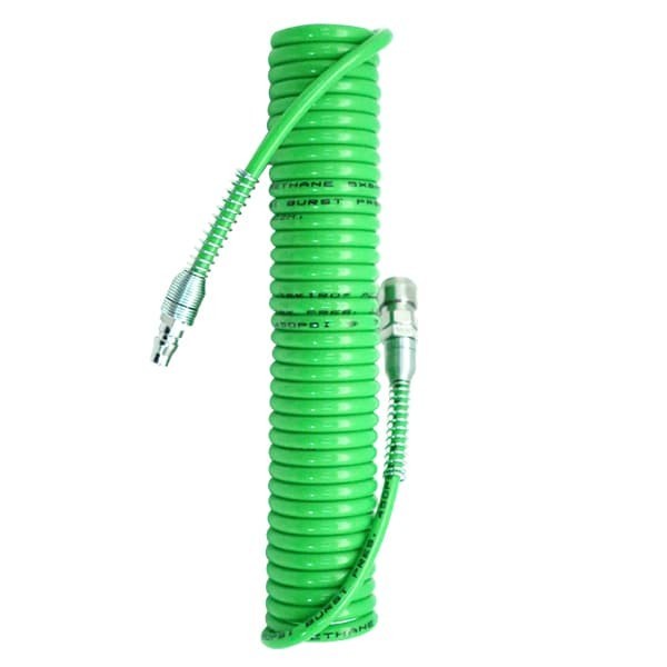 Jual TEKIRO RECOIL HOSE 15 METER HIJAU WITH SPRING /SELANG SEPIRAL ...