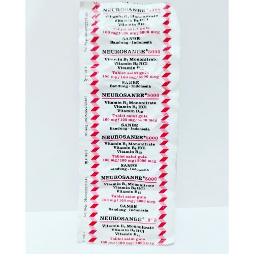 Jual NEUROSANBE 5000 STRIP 10 TABLET | Shopee Indonesia