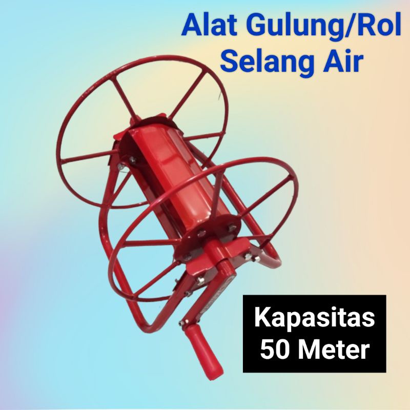 Jual Alat Gulungan Selang/ Hose Reel Water Sprayer Taman Selang ...