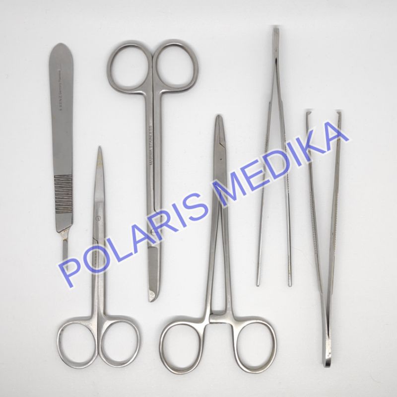 Jual HECTING KIT INSTRUMEN SET / HEKTING SET / MINOR SUTURE SET ...