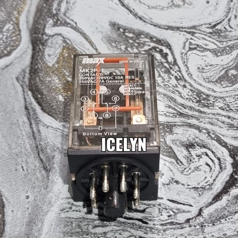 Jual Relay MK2P Ac 8 Pin 10A 8p 220v MK2P-I 8Pin | Shopee Indonesia