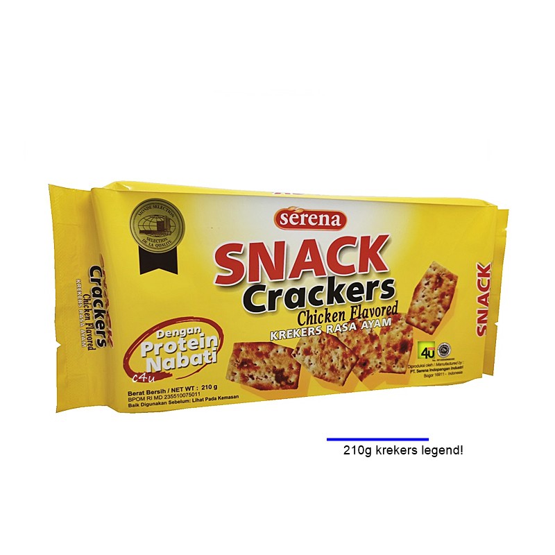 Jual Serena Snack Crackers Rasa Ayam - 210 gr | Shopee Indonesia