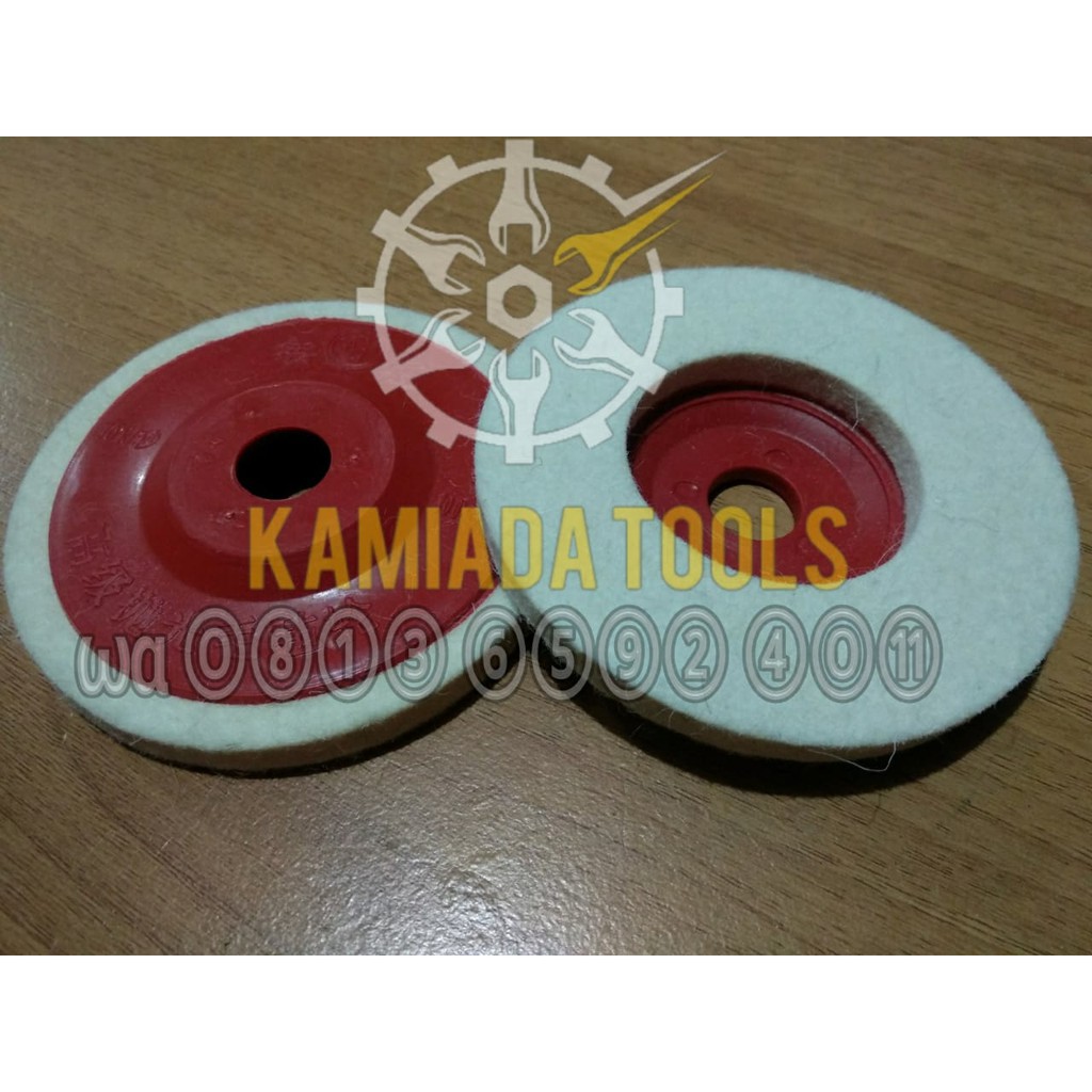 Jual Mata Gerinda Poles Wool/ Wool Poles Non Woven uk 4" x 8mm | Shopee ...