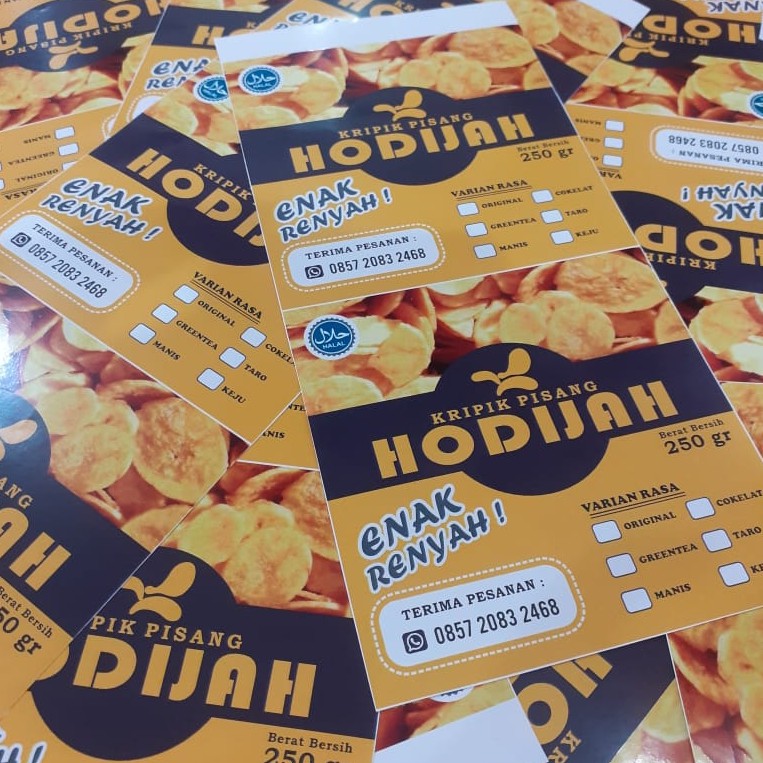 Jual Sticker Custom Per Lembar A3 Free Potong Untuk Bentuk Kotak ...