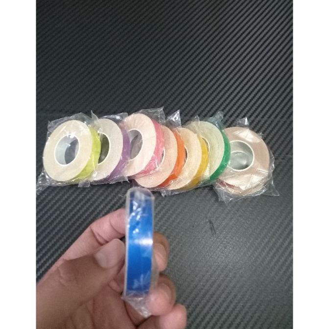 Jual STICKER LIST VELG GULUNG POLOS MOTOR SEPEDA MOBIL 1 cm 5 METER ...