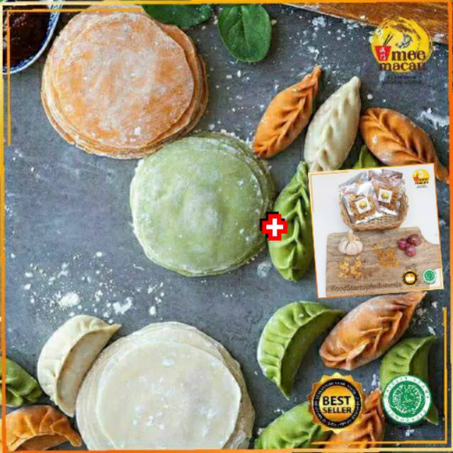 Jual PAKET DIY SWEKIAU WARNA | Kulit Gyoza Rainbow + Bawang Putih ...