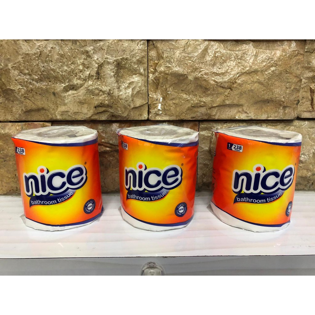 Jual tissue Nice Roll / Bathroom Tisu Roll isi 238 sheets | Shopee ...