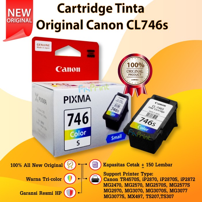 Jual Cartridge Tinta Printer Canon 810 811 PG810 CL811 PG745s 745s ...