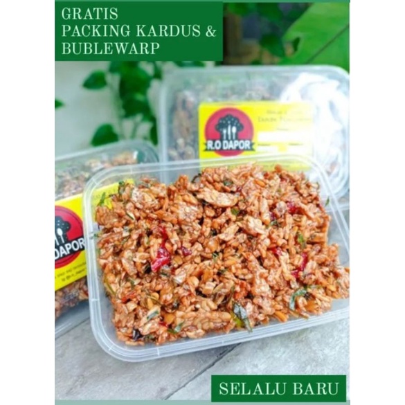 Jual 400gram 750ml OREK KERING TEMPE /KERING OREK TEMPE KACANG TERI ...