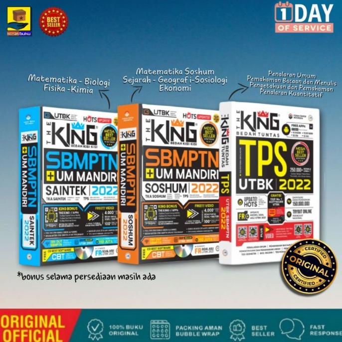 Jual BUKU THE KING SBMPTN SOSHUM SAINTEK 2022 ( New Update ) | Shopee Indonesia
