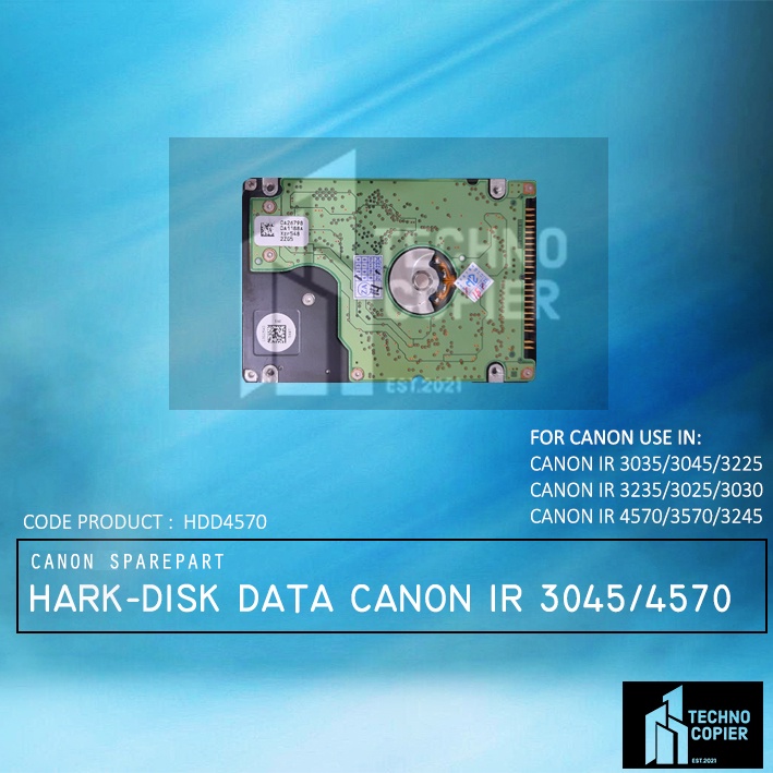 Jual HARD DISK CANON FOTOCOPY IR 3035 3045 3225 3235 3025 3030 4570 ...