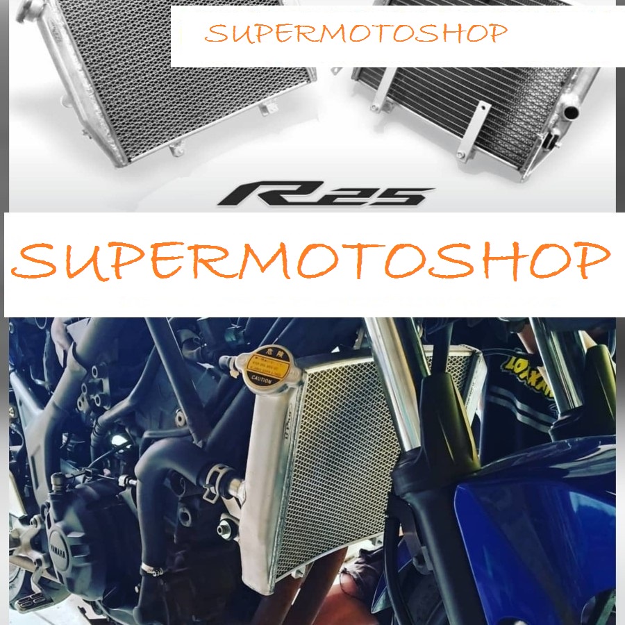 Jual Radiator bpro R25 MT25 radiator racing big size ORIGINAL | Shopee ...