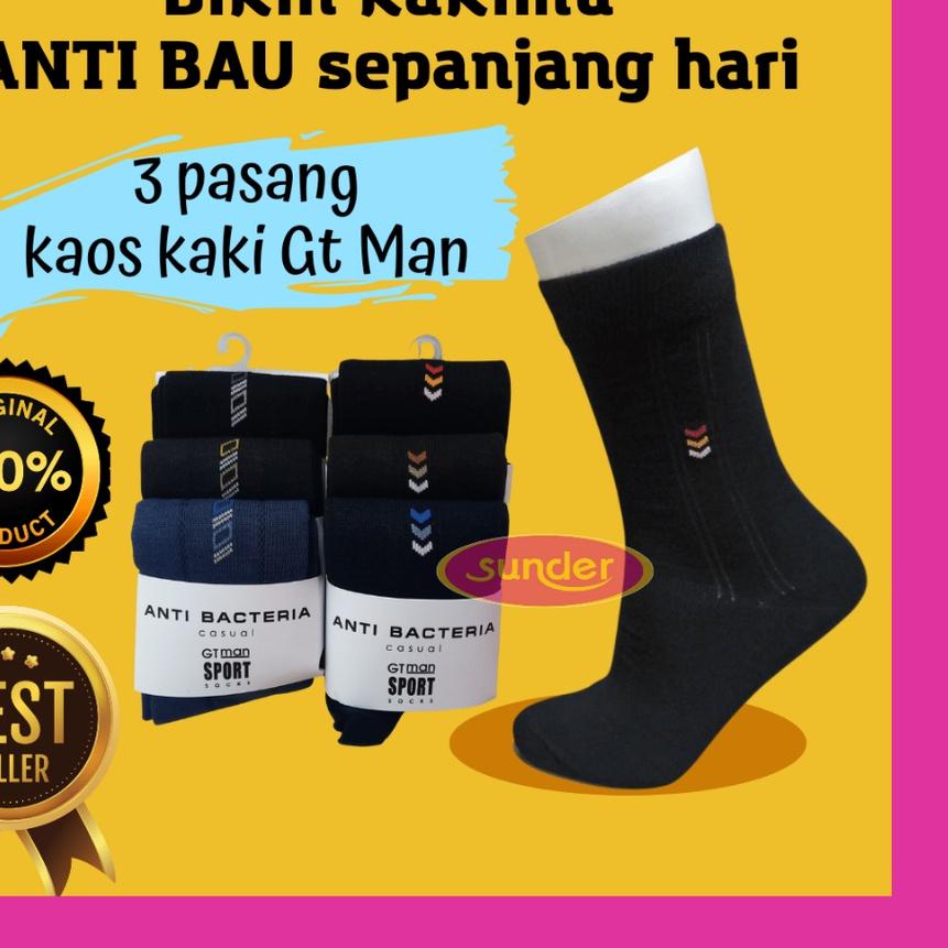 Jual 3 pasang Kaos Kaki Gt Man Pria Kaus Kaki Gtman Sport Pendek Hidden ...