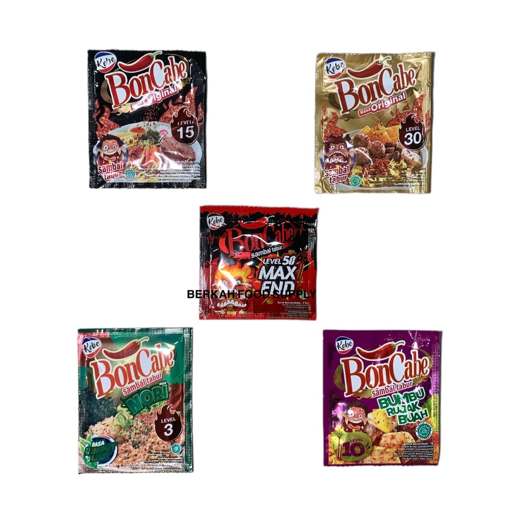 Jual BONCABE BON CABE SACHET SABE BUBUK SERBAGUNA LEVEL 50 15 30 10 3 ...