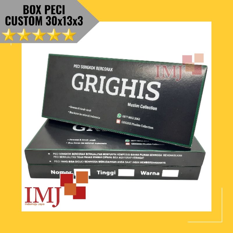 Jual BOX PECI CUSTOM 30x13x3 KARDUS CUSTOM 30×13×3 DUS SONGKOK CUSTOM ...