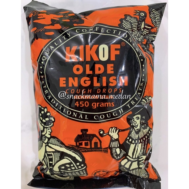 Jual KIKOF OLDE ENGLISH 450GR / PERMEN PEREDA BATUK / KEMBANG GULA MINT ...