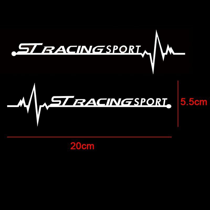 Jual stiker ST Racing Sports buat kaca mobil,stiker JDM,stiker Kaca ...