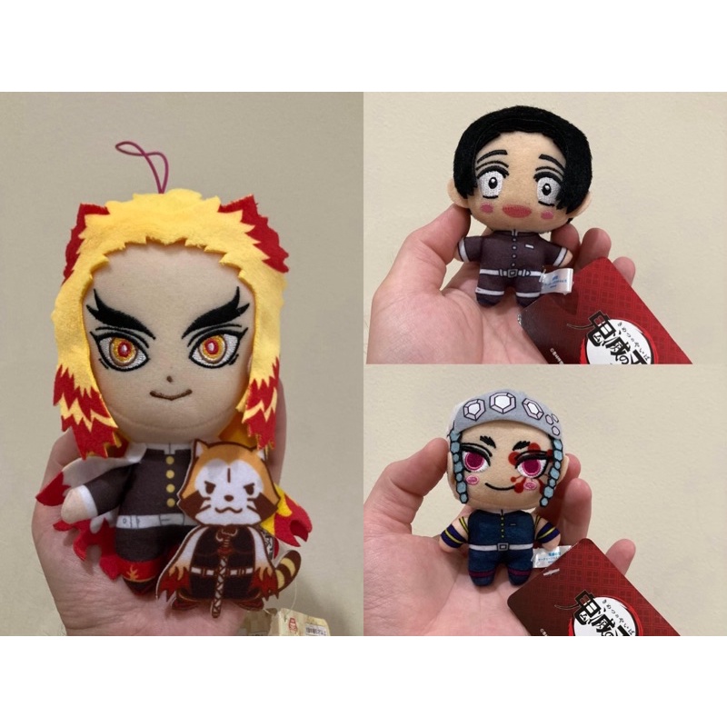Jual Plushie Anime Demon Slayer Kimetsu No Yaiba Set 3 Pcs | Shopee ...