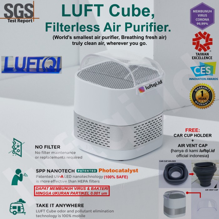 Jual LUFT CUBE AIR PURIFIER | Shopee Indonesia