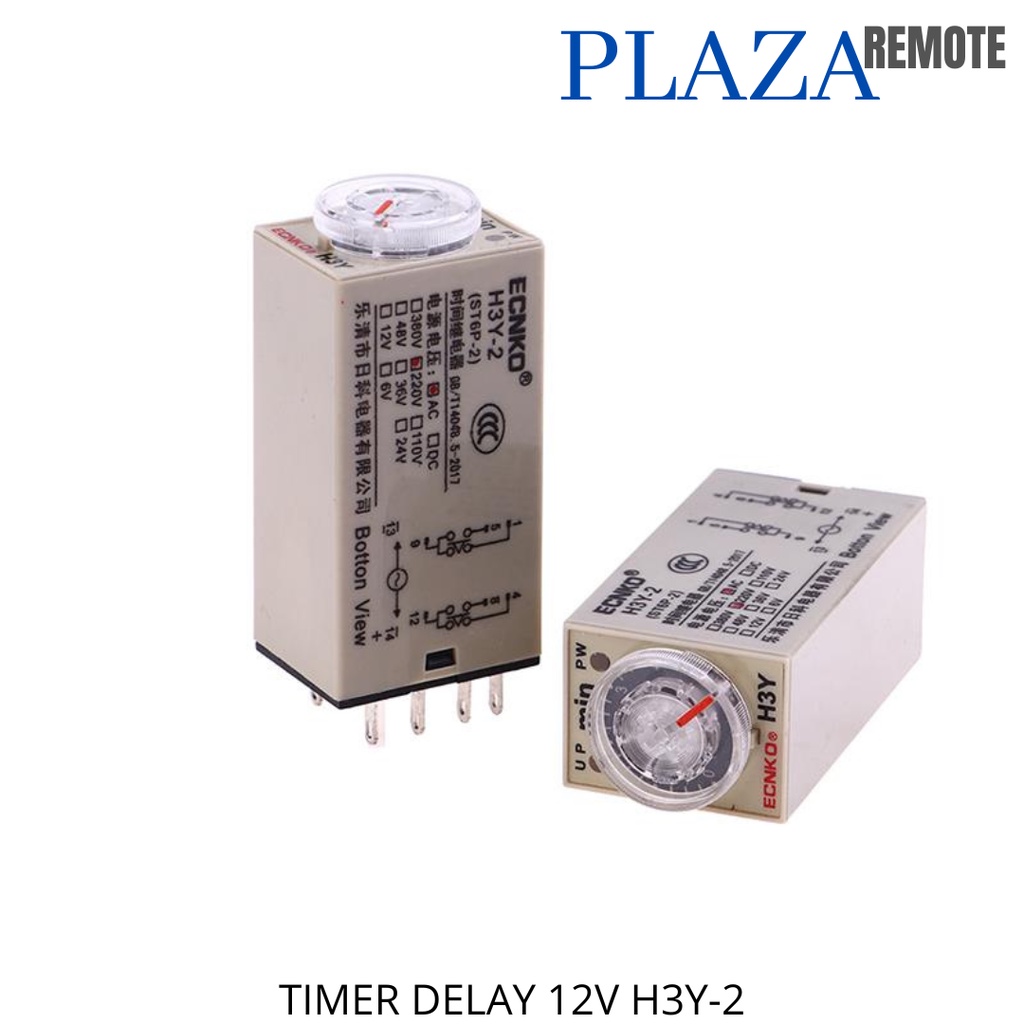 Jual TIMER DELAY RELAY H3Y-2 220VAC 24VAC 12V 1 DETIK - 60 MENIT NON ...