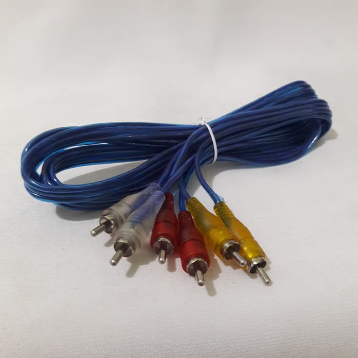 Jual Kabel Audio RCA 3 ke 3 ( 2,5 meter ) | Shopee Indonesia