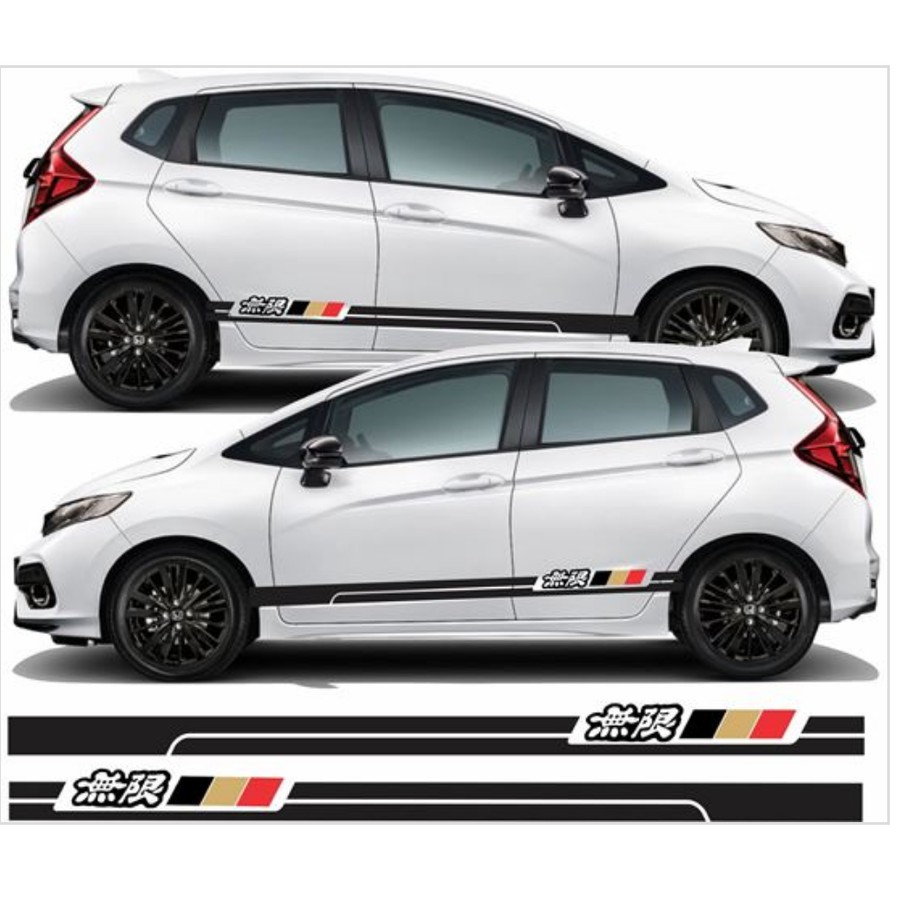 Jual Stiker Body Samping Mugen Power Sticker Strip Body Mobil Honda ...