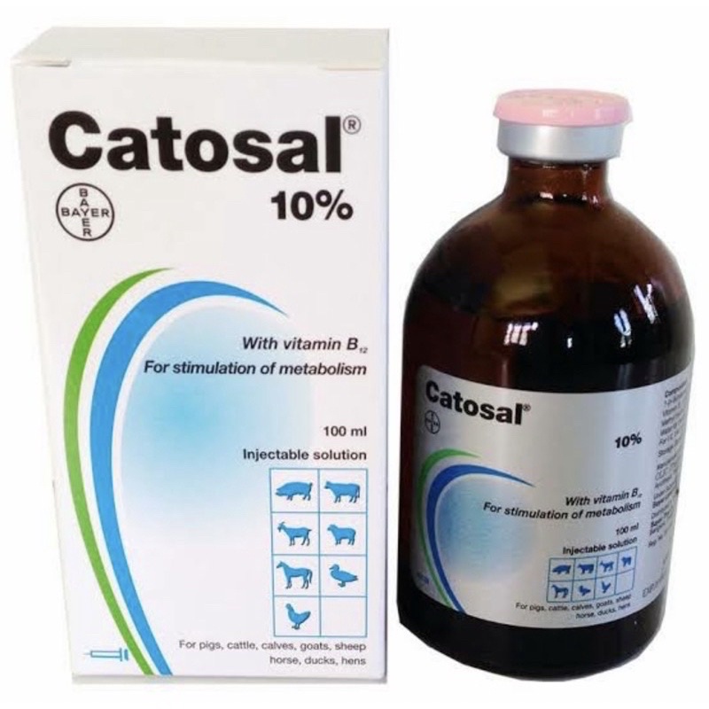 Jual CATOSAL 10% INJECT 100 ml mengandung Butafosfan dan vit B12 ...