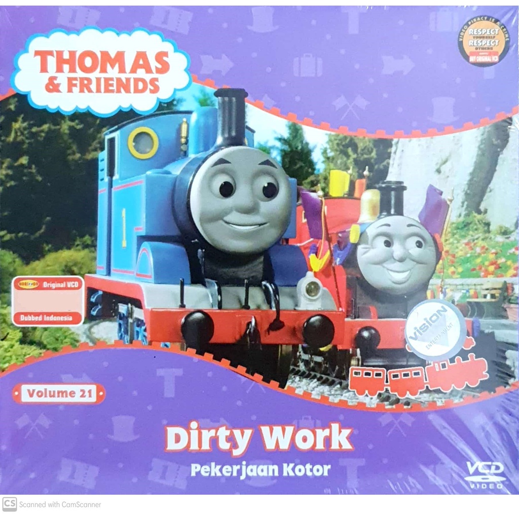 Jual Thomas & Friends Vol.21: Dirty Work | VCD Original | Shopee Indonesia