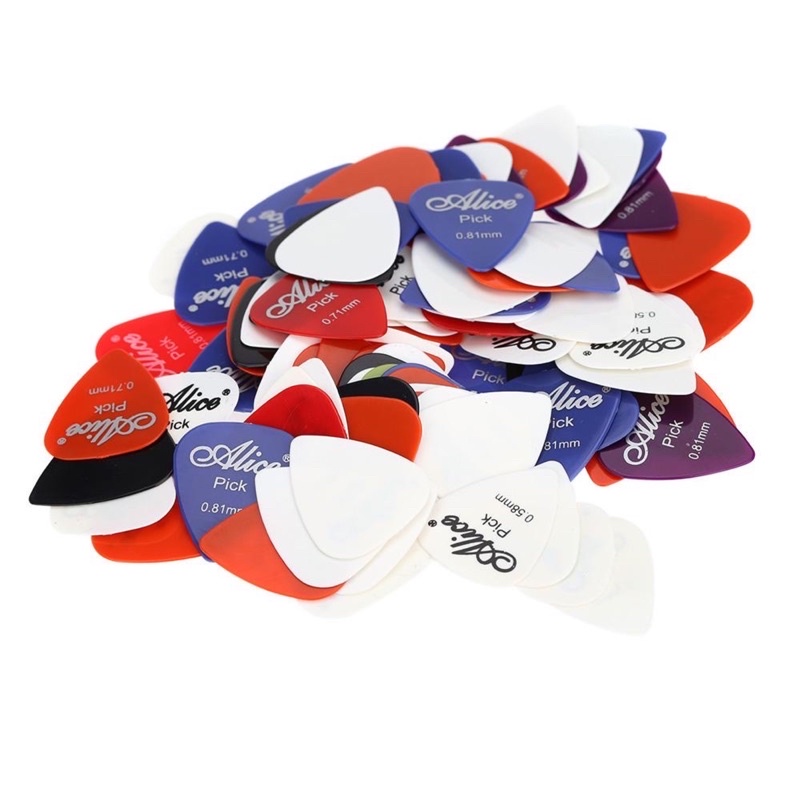 Jual Pick Gitar Alice satuan / beli 100pcs dapat Box | Shopee Indonesia