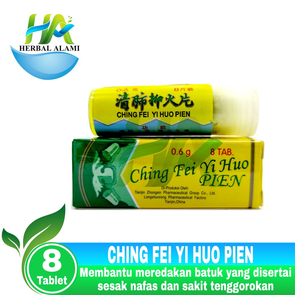 Jual Ching Fei Yi Huo Pien - obat batuk herbal dan tenggorokan kering ...