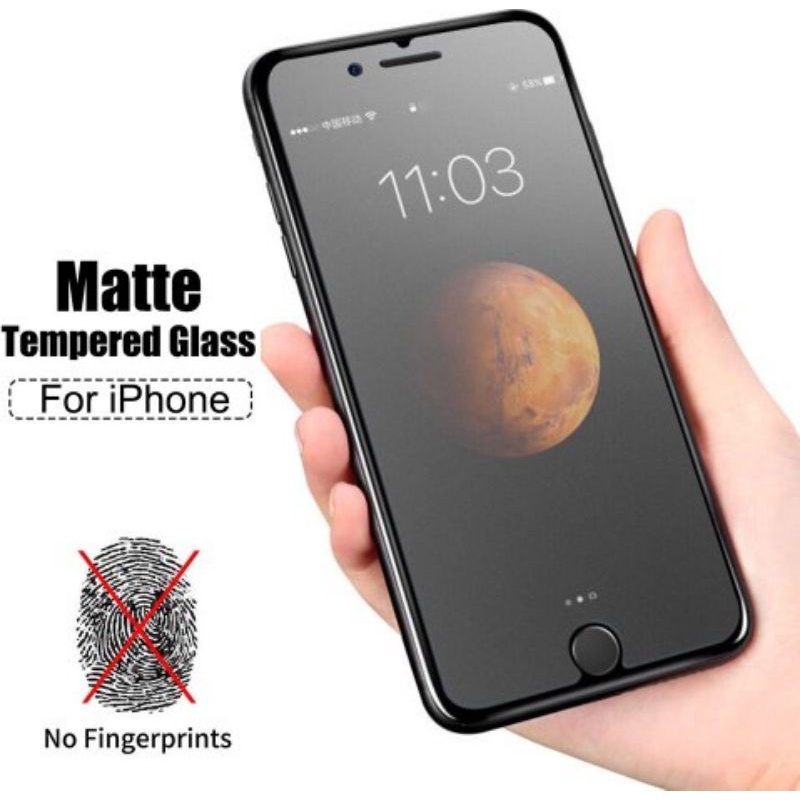 Jual TEMPERED GLASS MATTE IPHONE 6/6S/ 6+/6S+/ 7/8/ 7+/8+/X/ XS MAX/XR/ 11/12/13/14 PRO MAX/ 14 ...