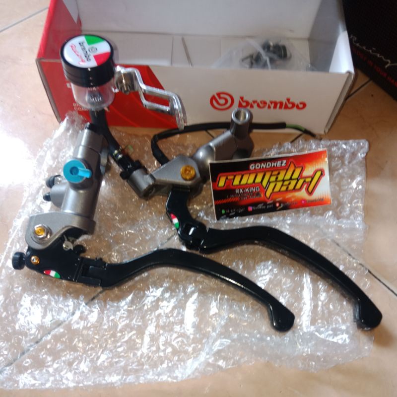 Jual master rem brembo tabung atas universal semua motor bebek sport ...