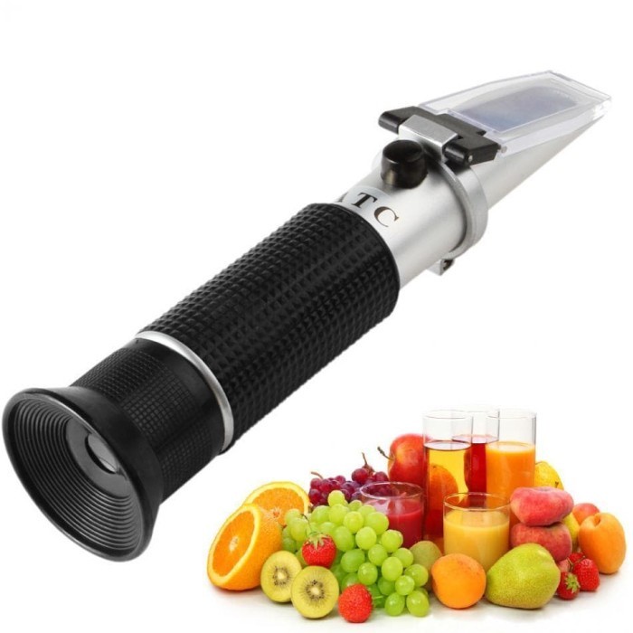 Jual Refractometer Beer Fruit Juice Wine Sugar Homebrew Sugar Tester ...