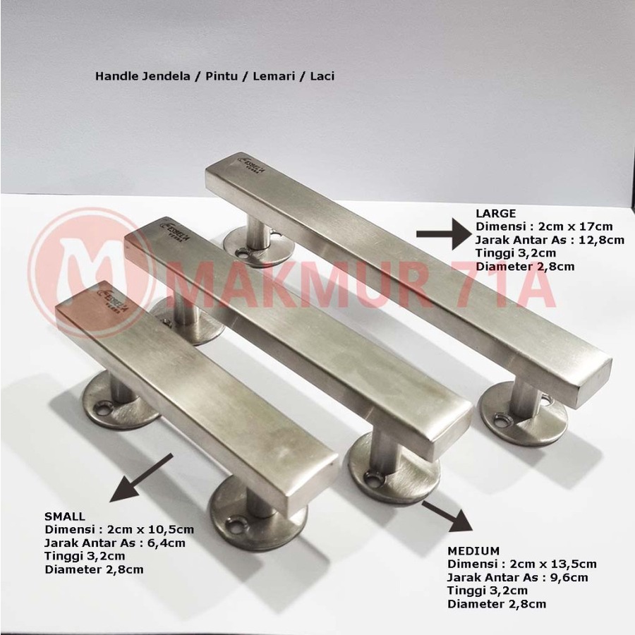 Jual Handle Pintu / Jendela Swing Atau Geser / Tarikan Lemari atau Laci ...