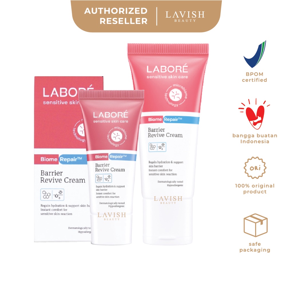 Jual LABORE BiomeRepair Barrier Revive Cream (10ml // 50ml) | Shopee ...