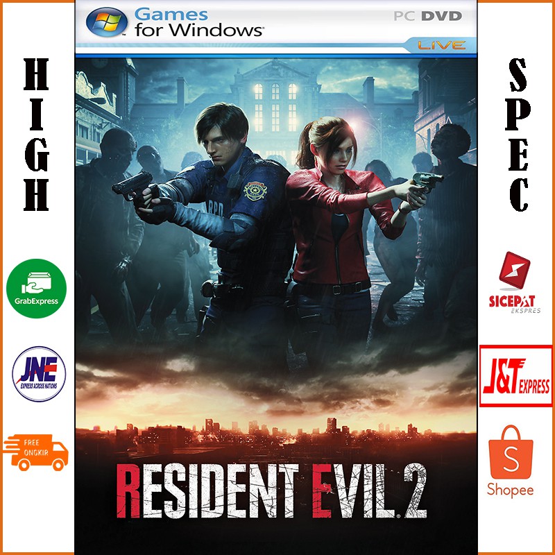 Jual RESIDENT EVIL 2 PC / RE 2 REMAKE (+DLC) DVD GAME GAMING LAPTOP ...