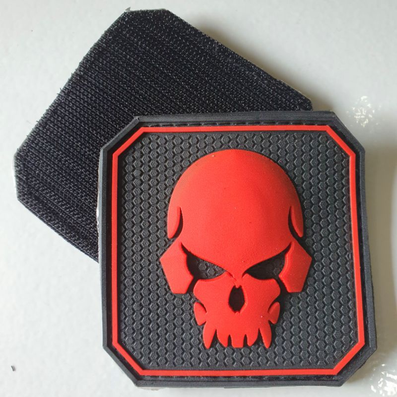 Jual PATCH RUBBER PVC LOGO TENGKORAK EMERSON MERAH TIMBUL 3D /TEMPELAN EMBLEM KARET | Shopee ...