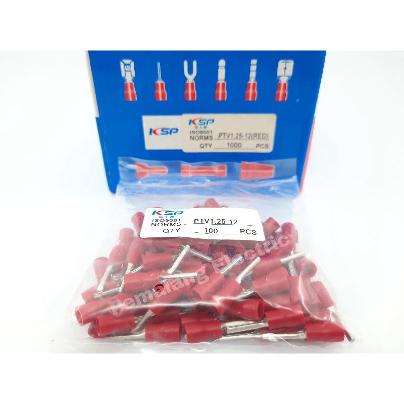 Jual Skun Tusuk Pin Bulat PTV 1,25-12 Merah isi 10pcs | Shopee Indonesia