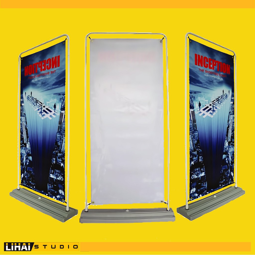Jual Custom Design Cetak Standing Door Frame Banner Spanduk 160x60cm ...