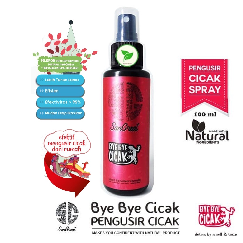 Jual BBCICAK SPRAY - Spray Pengusir Cicak, Natural Lizzard Repellent ...