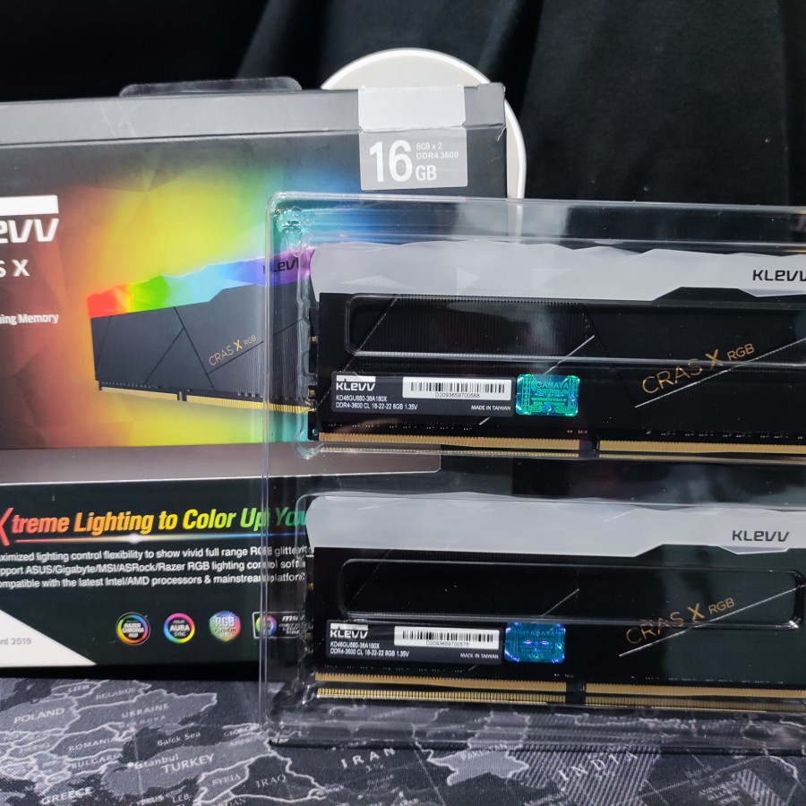 Jual RAM DDR4 KLEVV CRASS X RGB PC28800 3600MHz 16GB | Shopee Indonesia