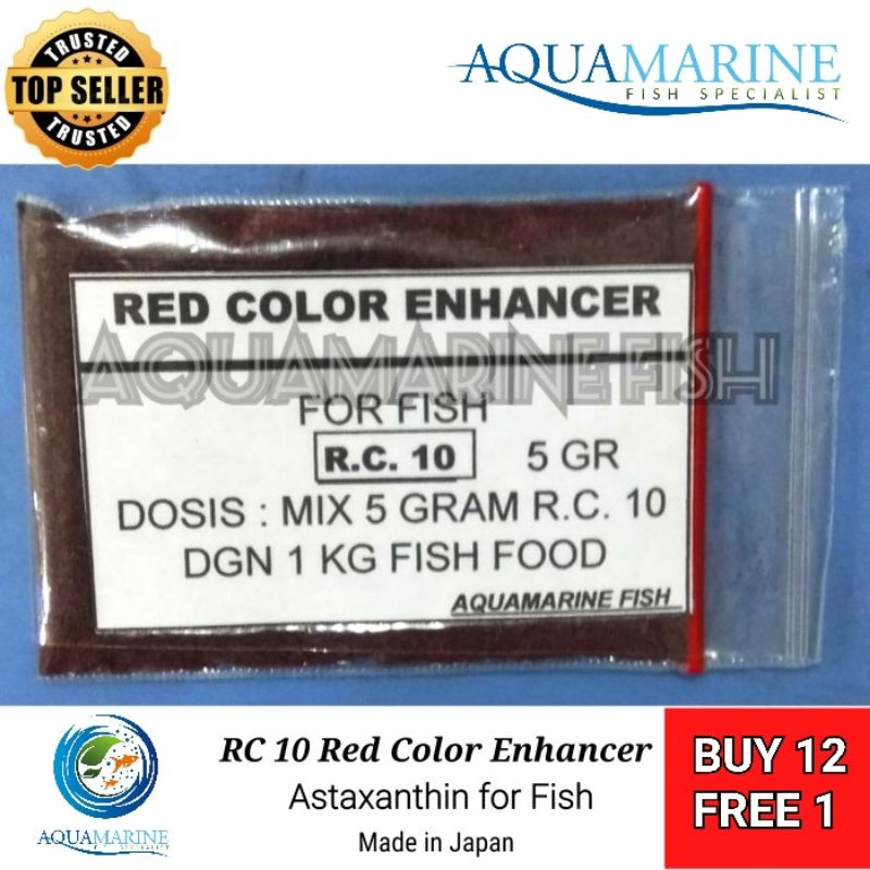 Jual Astaxanthin Astaxantin RC10 5gr Pigmen Merah Ikan Carophyll Pink ...