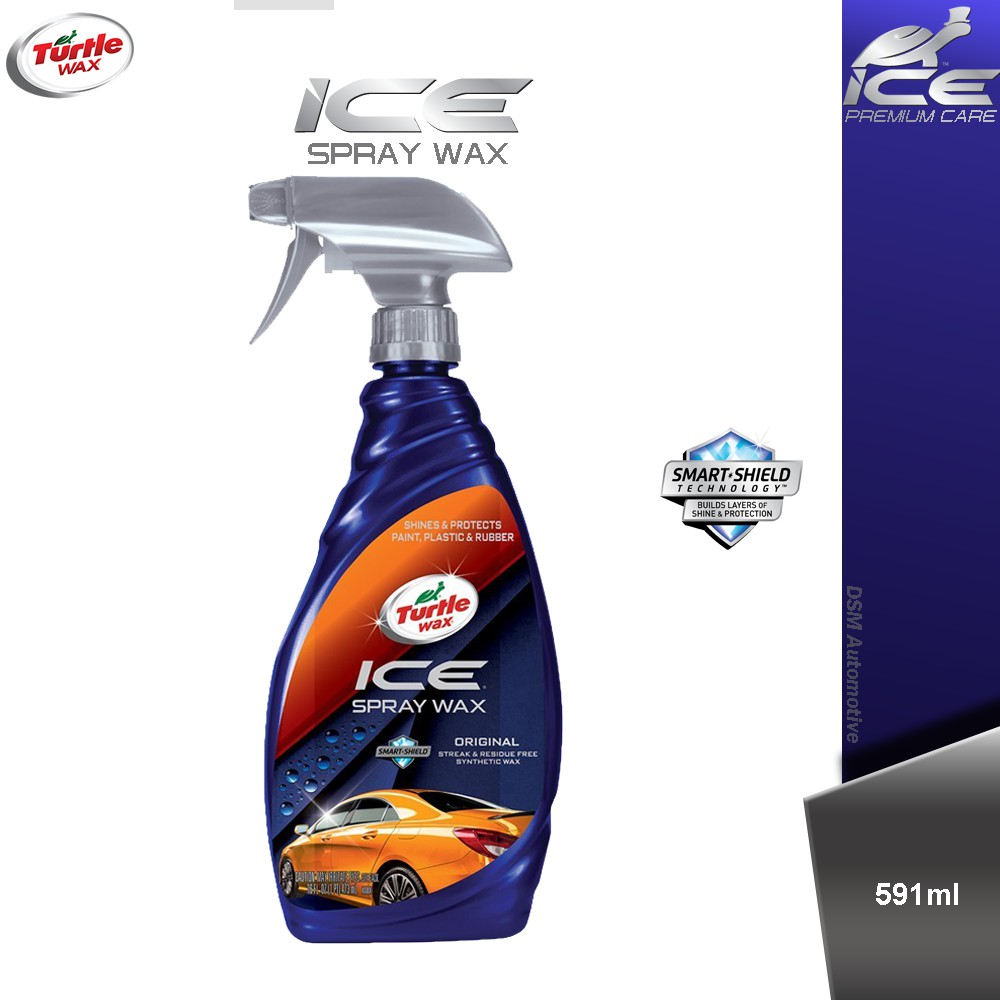 Jual Turtle Wax Ice Spray Wax - 591ml / Smart Shield Technology Kilau ...